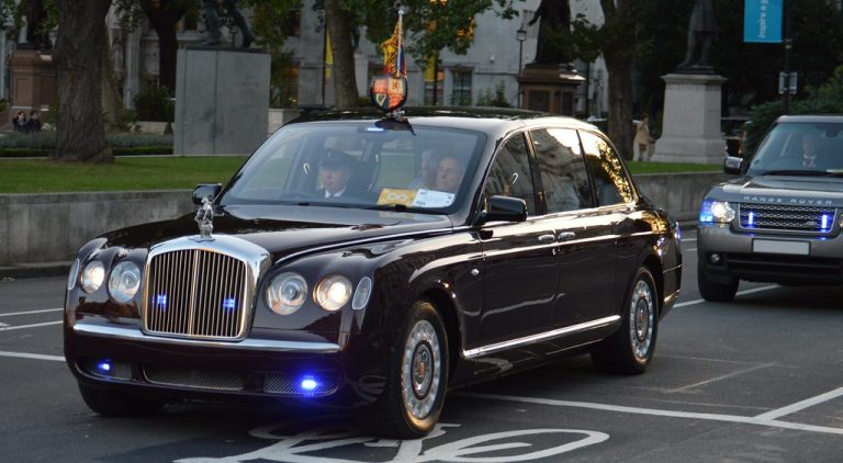King Charles III and His Two of Two Bentley State Limousines ...