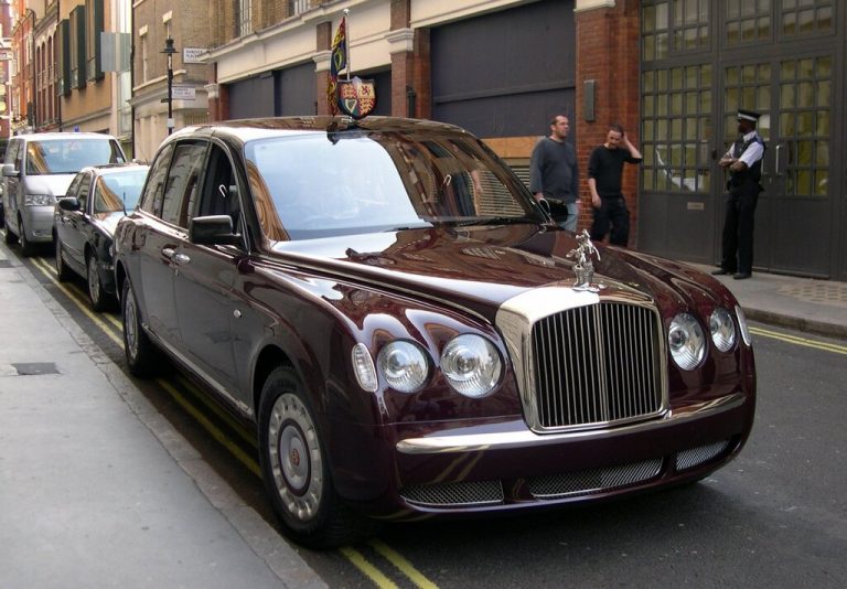 King Charles III and His Two of Two Bentley State Limousines ...
